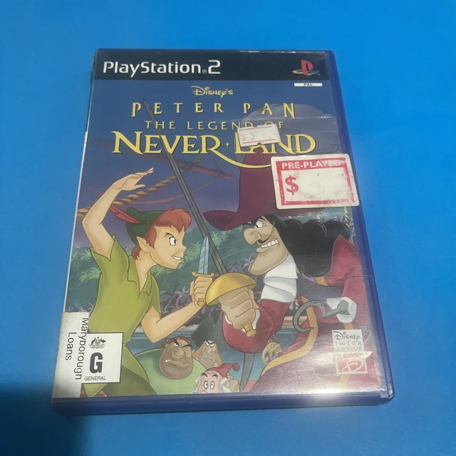 PETER PAN THE Legend Of Never Land - Game PAL Genuine PlayStation 2 PS2 ...