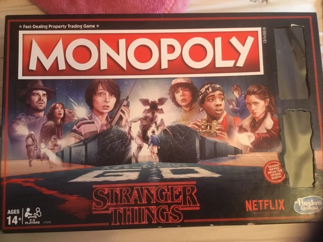MONOPOLY: STRANGER THINGS Edition Netflix 80s Board Game Hasbro DEALS ...