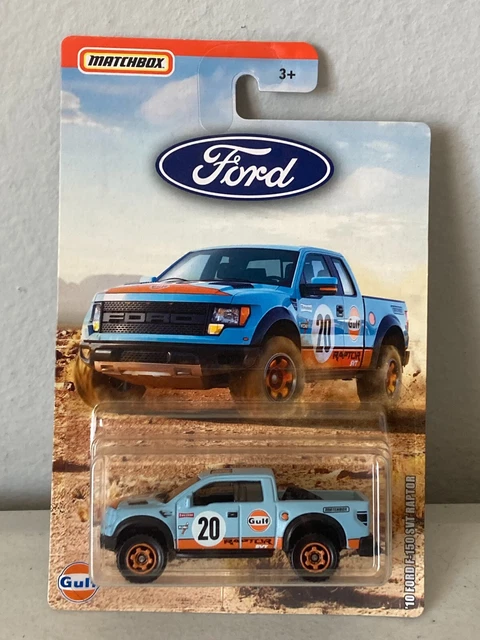 2018 MATCHBOX '10 Ford F-150 SVT Raptor Gulf #20 Diecast HTF READ $4.99 ...