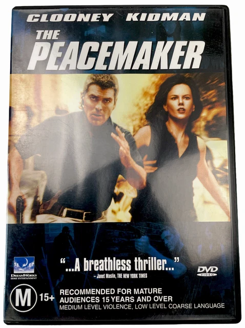THE PEACEMAKER DVD George Clooney Nicole Kidman R4 M15+ PAL 1997 $10.00 ...