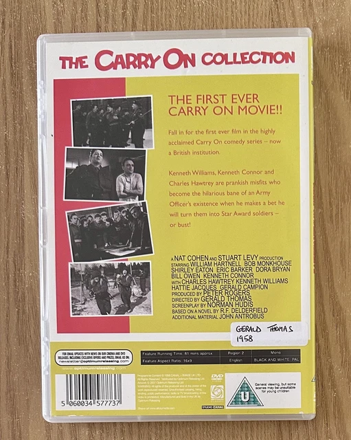 CARRY ON SERGEANT DVD (2007) William Hartnell, Thomas (DIR) cert U ...