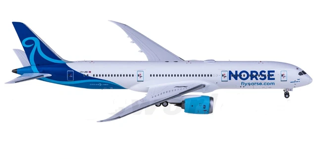 1:400 NG MODEL NORSE BOEING 787-9 Passenger Airplane Diecast Aircraft ...