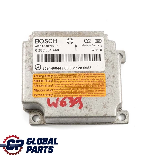 MERCEDES-BENZ VITO W639 Airbag System Control Unit Module A6394460442 ...