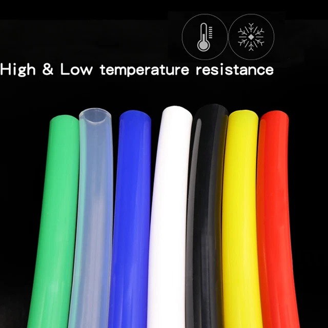 SILICONE TUBE 1MM-25MM ID Multiple Colors Food Safe Vacuum Hose Pipe ...