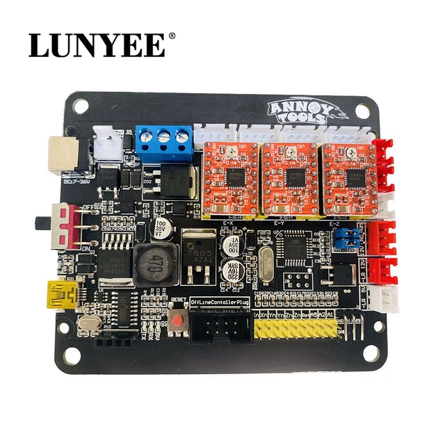 GRBL CONTROLLER 3 Axis Control Board GRBL Stepper Motor Drive for CNC ...