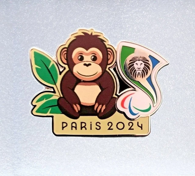 2024 PARIS OLYMPIC Paralympic Games NOC Sierra Leone Monkey Pin Badge ... 2024 PARIS OLYMPIC Paralympic Games NOC Sierra Leone Monkey Pin Badge ...