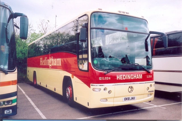 BUS PHOTO EK51JAU Hedingham Volvo B10M Plaxton Paragon @ Bury St ...