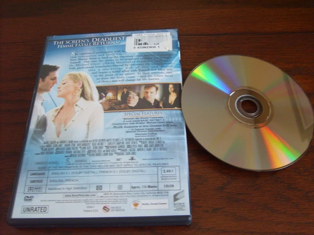BASIC INSTINCT 2(DVD,'06,WS)~UNRATED Ext Cut~DAVID MORRISSEY~SHARON ...