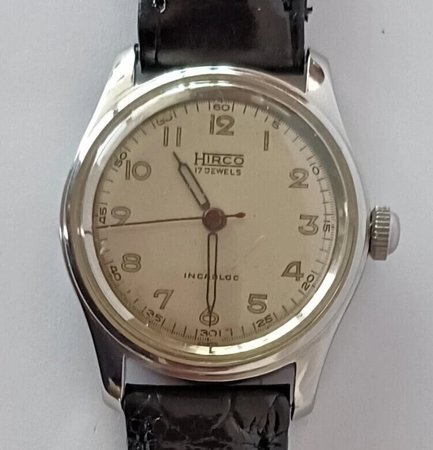 OROLOGIO MILITARE VINTAGE 1940 SECONDA GUERRA MONDIALE HIRCO A. HIRSCH ...