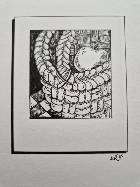 ORIGINAL INK ILLUSTRATION: Polaroid: 'Weave 2025' by Michelle Ranson £ ...