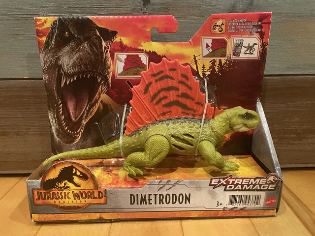 NEW JURASSIC WORLD Dominion Extreme Damage Dimetrodon Dinosaur Action ...
