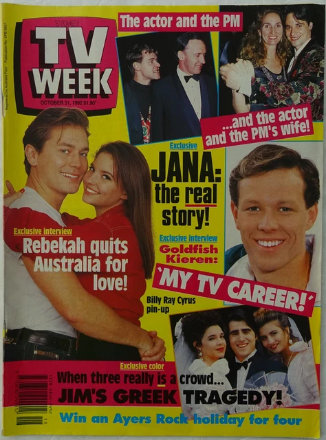 TV WEEK MAGAZINE - October 1992 - Rebekha Elmaloglou EUR 12,37 ...
