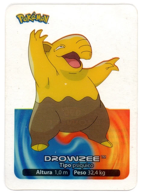 DROWZEE #096 LAMINCARD Coleccion Pokemon Lamincards 2005 Edibas (Usada ...