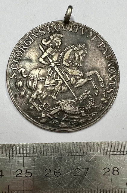 ANCIEN JETON INTEMPESTATE Securitas en argent St George REF99958 EUR 49 ...