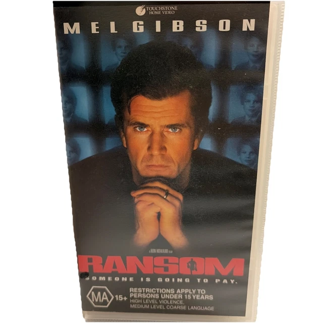 RANSOM, MEL GIBSON, VHS Tape, Vintage Video, Movie, MA15+, 1996 £12.66 ...