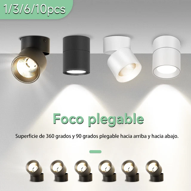 LED DOWNLIGHT FOLDABLE Ceiling Spotlight 10W 15W 20W Surface Mounted ...