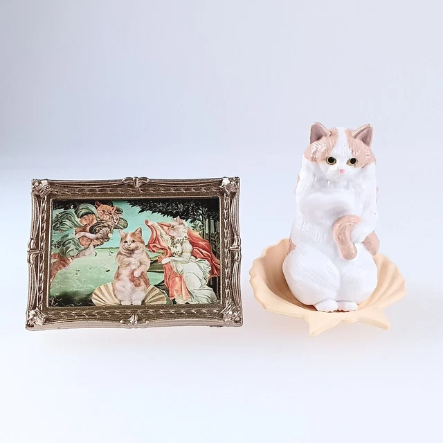 THE BIRTH OF Venus Nyanko Museum Figure Cat Gashapon Japanese Toy From ...
