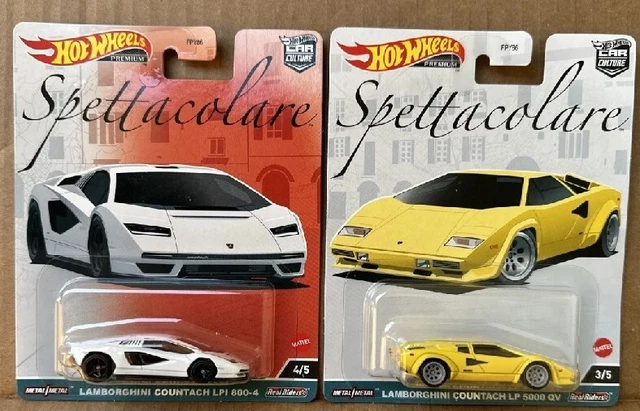 HOT WHEELS CAR Culture Spettacolare Lamborghini Countach LP1 800-4 & LP ...