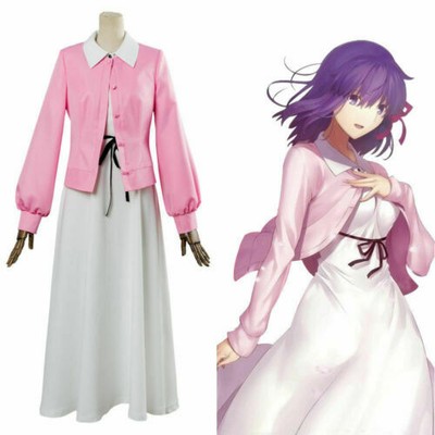 FATE STAY NIGHT Ciel sentir Sakura Matou Cosplay Costume Outfit robe ...