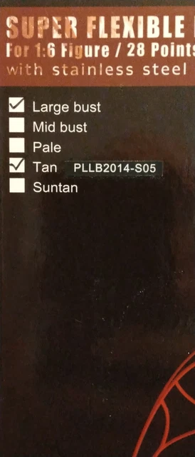 1:6 PHICEN TBLEAGUE Pllb2014-S05 Seamless Female Body Tan-Rare-Shu-Qi ...