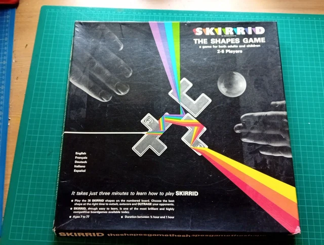 THE SHAPES BOARD game Vintage SKIRRID The Shapes Game £10.00 - PicClick UK