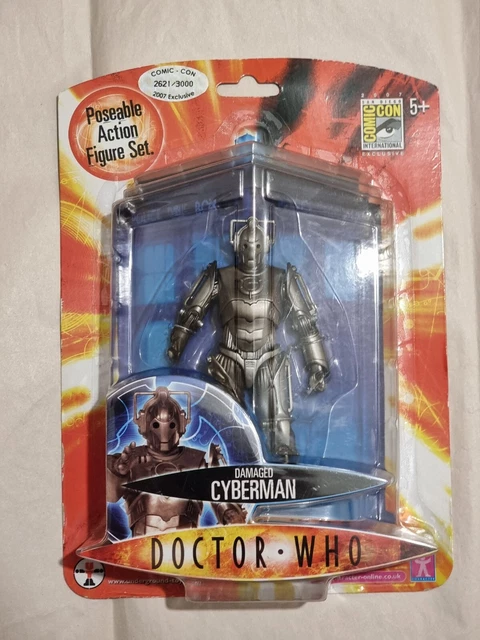 DOCTOR WHO DAMAGED Cyberman Comic Con 2007 Action Figure 10Th Dr Era ...