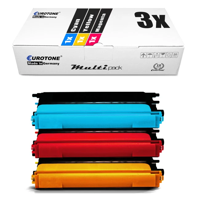 3X CARTOUCHES D'ENCRE Pour R Brother DCP 9040 9042 9045 Wie TN-135 ...