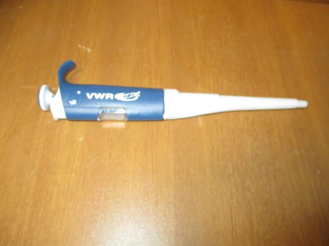 VWR PIPETTE PRO, 1 CHANNEL PIPETTE, 100-1000uL, PART#100-1000ul, USED ...