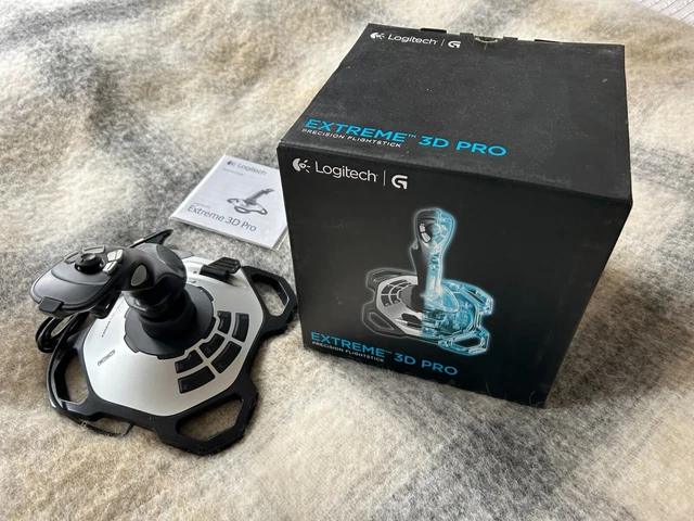 LOGITECH EXTREME 3D Pro Joystick Flightstick - Black £30.99 - PicClick UK