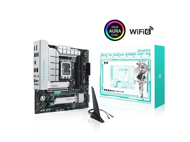 ASUS TX GAMING B760M WIFI D4 Motherboard Intel B760 (13th AND 12th Gen ...