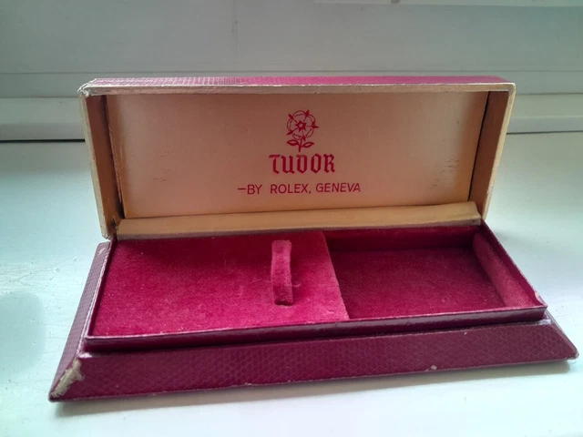 TUDOR GENTS WATCH Box (1950-60s)-Rare "Coffin" Shape-By Rolex, Genewa ...