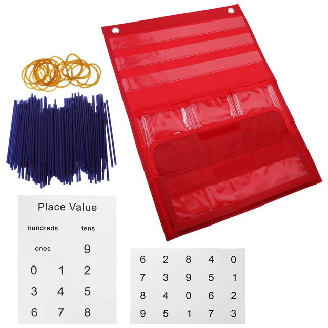 NUMBERED POCKET CHART Counting Charts Calculator Teaching £14.78 ...