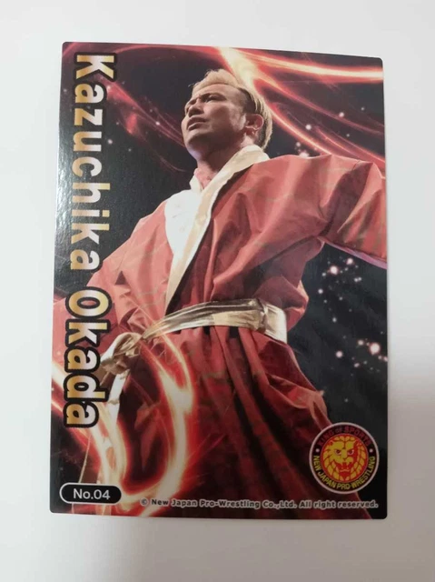 NEW JAPAN PRO Wrestling Stardom Card Collection No.04 Okada Kazuchika ...