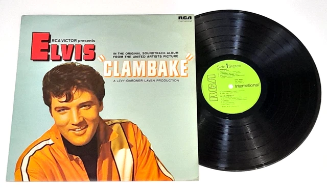 ELVIS PRESLEY'S CLAMBAKE Soundtrack album INTS 5040 STEREO £8.50 ...