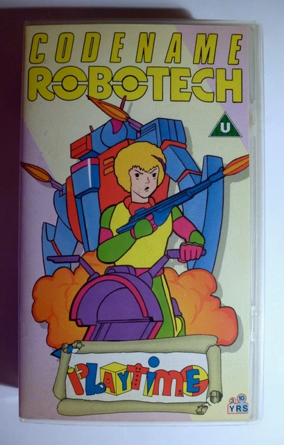 CODENAME ROBOTECH UK PAL VHS Rare 80s Anime Macross Dubbed 1989 MACROSS ...