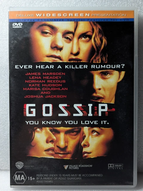 GOSSIP DVD REG 4 PreOwned James Marsden Lena Headey Norman Reedus Kate ...
