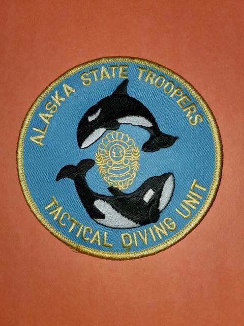 ALASKA STATE TROOPERS Tactical Diving Unit Fabric Patch £7.55 - PicClick UK