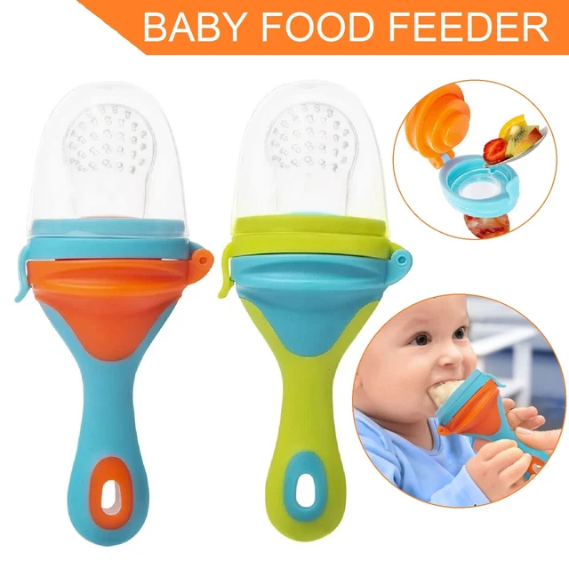 BABY FEEDING DUMMY Nibbles Weaning Nutrition Pacifier Fresh Food Fruit ...