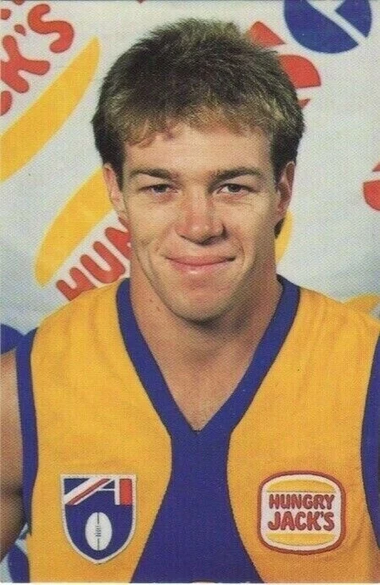 AFL WEST COAST Eagles Hungry Jacks 1991 Chris Waterman #11 EUR 5,14 ...
