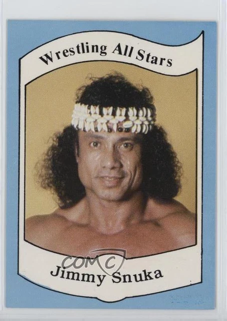 1983 WRESTLING ALL-STARS Series A Jimmy Snuka #7 EUR 0,91 - PicClick FR