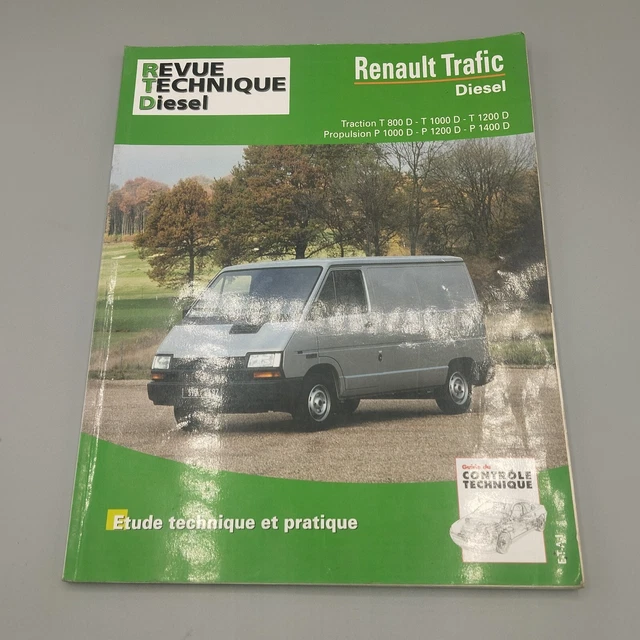 REVUE TECHNIQUE RENAULT Trafic T800D / T1000D / T1200D / P1000D ...