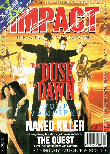 IMPACT 07/96 DONNIE Yen Bruce Lee Cynthia Rothrock Quentin Tarantino ...
