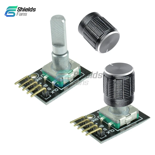 ROTARY ENCODER MODULE Potentiometer Rotary Knob Cap for Arduino DIY $3. ...