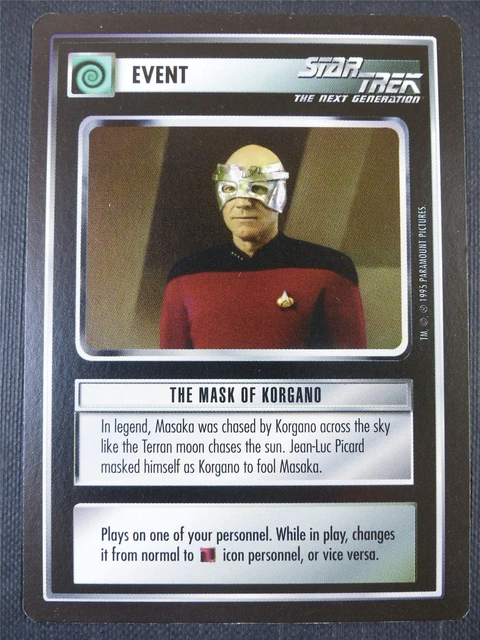 THE MASK OF Korgano - NG - Star Trek Card #66A £1.29 - PicClick UK