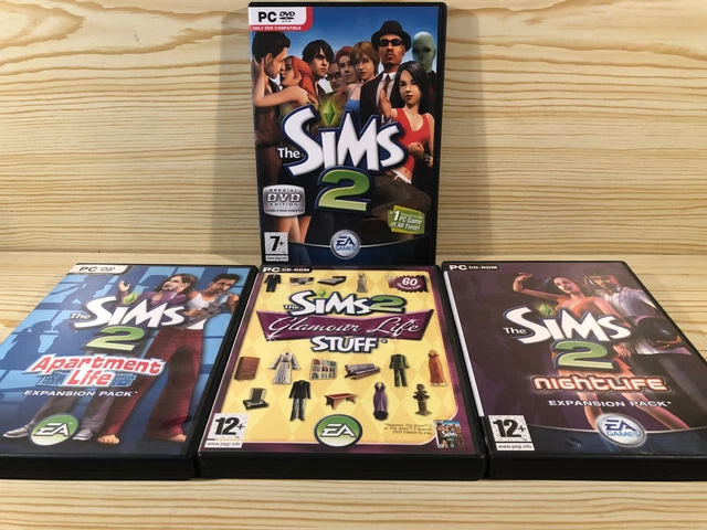 THE SIMS 2 Original Base Game PC + 3 Expansion Packs with Manuals ...