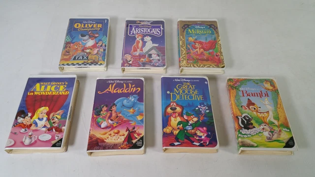 WALT DISNEY HOME Video VHS7 The Classics & Masterpiece Collection Tapes ...