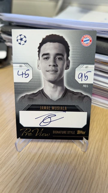 NEW - MATCH Attax Extra 2025 Jamal Musiala Bayern Munich Signature ...