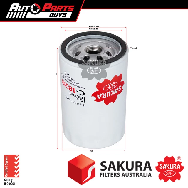 SAKURA OIL FILTER Z553 fits VW Gold MK3 MK4 MK5 1.6L 1.8L 2.0L EUR 13 ...