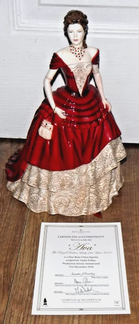 EXQUISITE LARGE ROYAL Doulton Figurine ~ Ava 2010~ HN5400 ~ COA ...