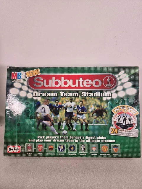 SUBBUTEO DREAM TEAM Stadium by MB Games Table Top Game 2004 Edition ...